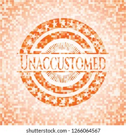 Unaccustomed Orange Tile Background Illustration Square Stock Vector ...
