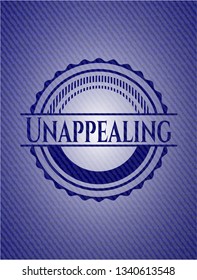 Unappealing Emblem Denim Texture Stock Vector (Royalty Free) 1340613548