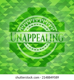 Unappealing Green Mosaic Emblem Vector Illustration Stock Vector ...