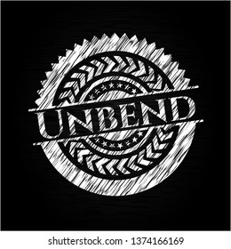 Unbend Written On Chalkboard Stock Vector (Royalty Free) 1374166169 ...