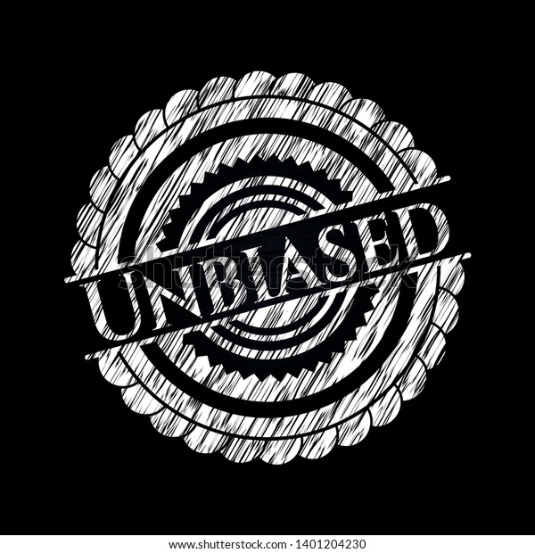 Unbiased Written On Chalkboard Vector Illustration Stock Vector ...