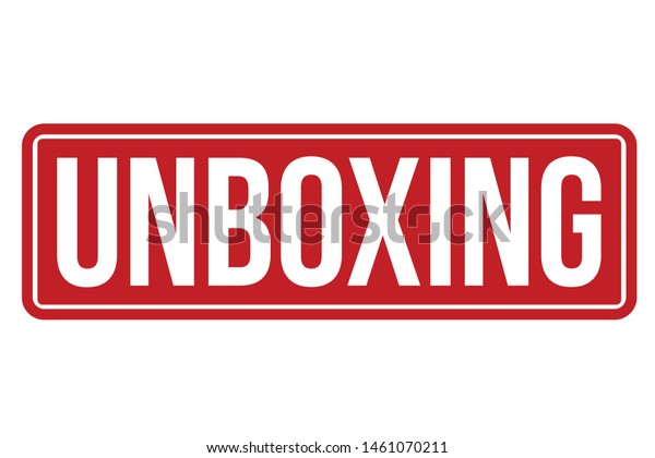 Unboxing Rubber Stamp Unboxing Stamp Seal Stock Vector (Royalty Free ...