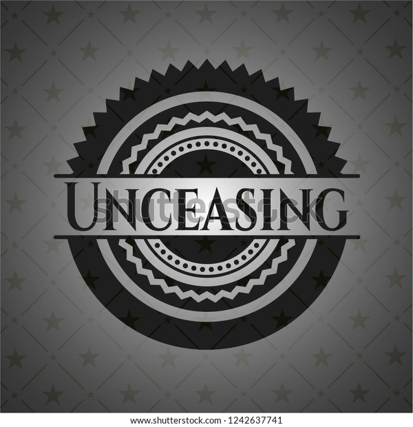 Unceasing Realistic Dark Emblem Stock Vector (Royalty Free) 1242637741 ...