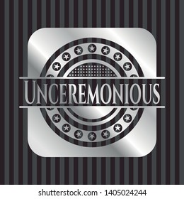 Unceremonious Silver Badge Vector Illustration Mosaic Stock Vector ...