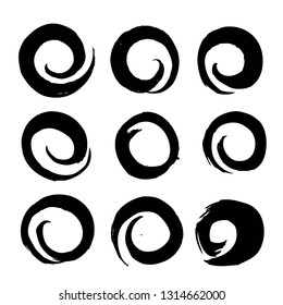 Spiral Swirl Twirl Volute Element Whirlpool Stock Vector (Royalty Free ...