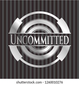 Uncommitted Silvery Badge Stock Vector (Royalty Free) 1260010276 ...