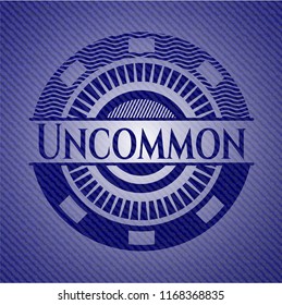 Uncommon Emblem Denim Texture Stock Vector (Royalty Free) 1168368835 ...
