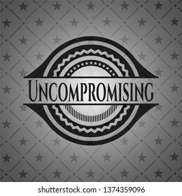 Uncompromising Black Badge Stock Vector (Royalty Free) 1374359096