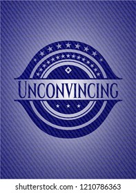 Unconvincing Emblem Denim Texture Stock Vector (Royalty Free ...
