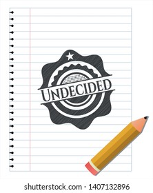 Undecided Draw Pencil Strokes Vector Illustration Stock Vector (Royalty ...