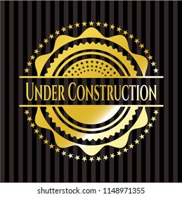 740 Construction gold sign under Images, Stock Photos & Vectors ...