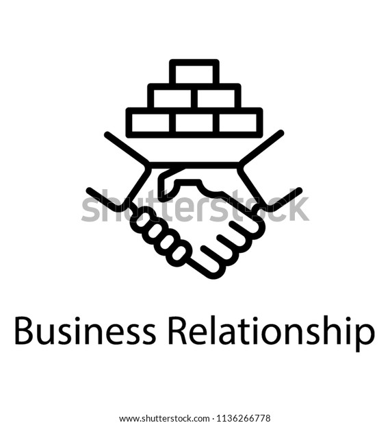 Under Construction Masonry Background Handshake Symbolizing Stock ...