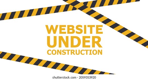 Under Construction Website Page Under Construction Stock Vector ...