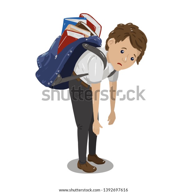 1,621 Overloaded Kids Images, Stock Photos & Vectors | Shutterstock