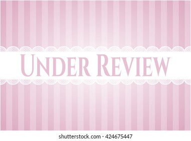 Under Review Poster Stock Vector (Royalty Free) 424675447 | Shutterstock