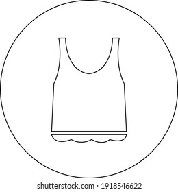 Under Shirt Illustration Vector On White Stock Vector (Royalty Free ...