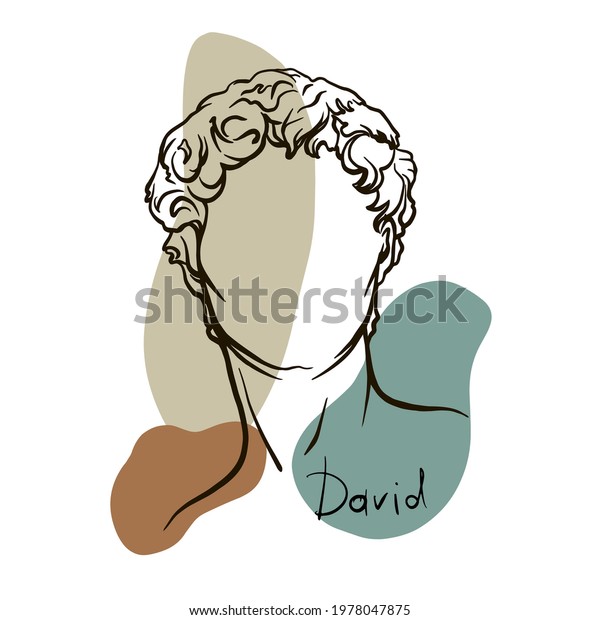 Underground Bust David Style Abstract Art Stock Vector (Royalty Free ...