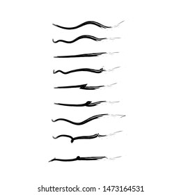 Simple Hands Underline Hand Drawn Black Stock Vector (Royalty Free ...