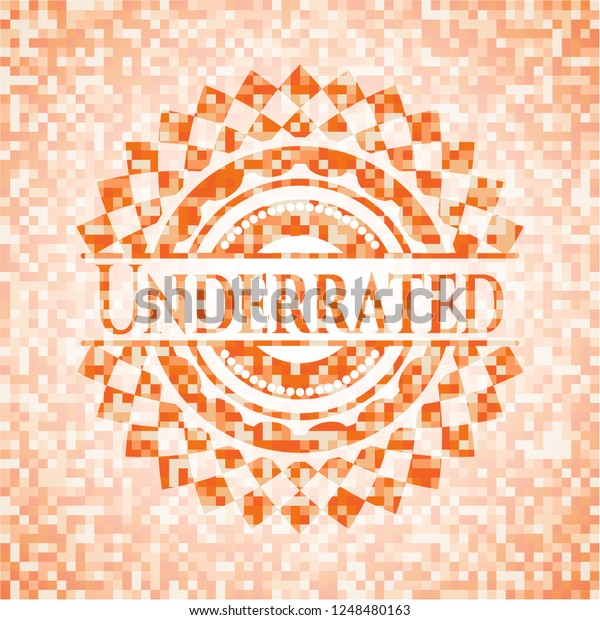 Underrated Orange Tile Background Illustration Square Stock Vector ...