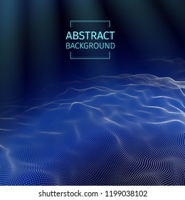 Underwater Abstract Background Deep Ocean Effect 스톡 벡터(로열티 프리 ...