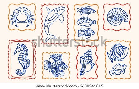 Ocean Animals Clipart | Free download on ClipArtMag
