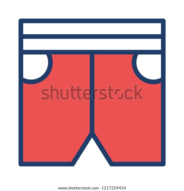 Underwear Cloth Nicker Stock Vector (Royalty Free) 1217229454 ...
