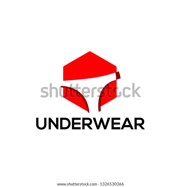 Underwear Logo Design Template Stock Vector (Royalty Free) 1326530366
