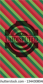 Undisputed Christmas Emblem Stock Vector (Royalty Free) 1344308048 ...