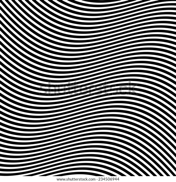 Undulated Lines Parallel Fashion Stock Vector (Royalty Free) 234506944