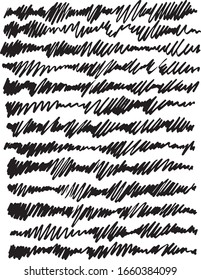 Undulating Brush Tracks Running Roughly Parallel Stock Vector (Royalty ...