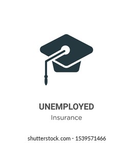 Unemployed Vector Icon On White Background Stock Vector (Royalty Free ...