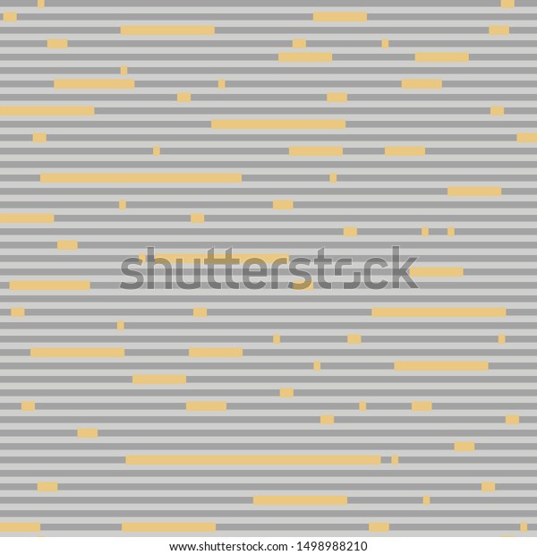 Uneven Breaking Stripes Seamless Pattern Stock Vector (Royalty Free ...
