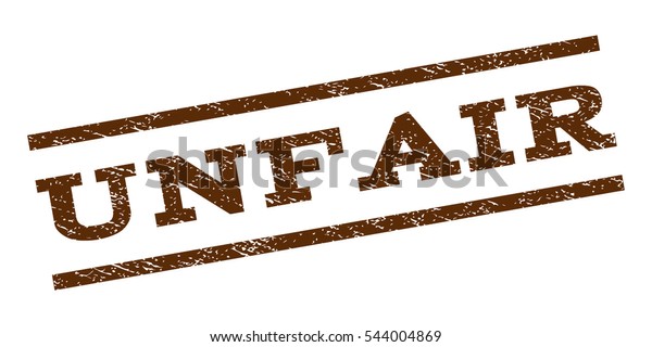 Unfair Watermark Stamp Text Caption Between Stock Vector (Royalty Free ...