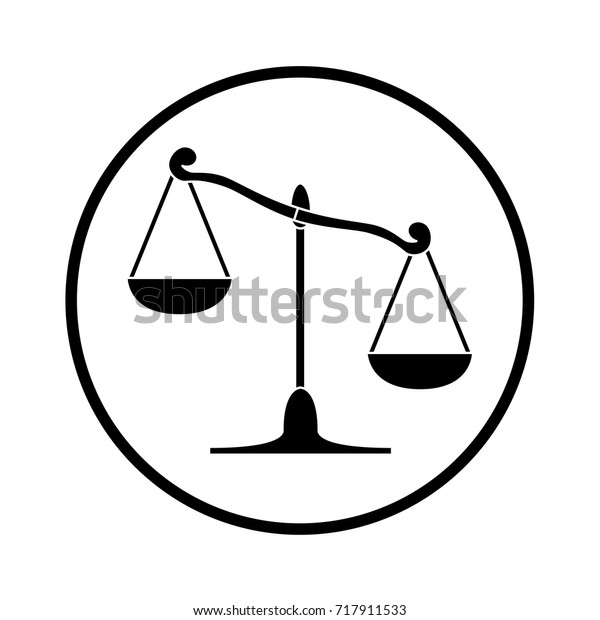 Unfairness Justice Icon Stock Vector (Royalty Free) 717911533 ...
