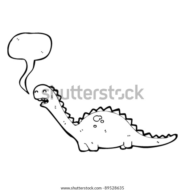 Unhappy Dinosaur Cartoon Talking Stock Vector (Royalty Free) 89528635 ...