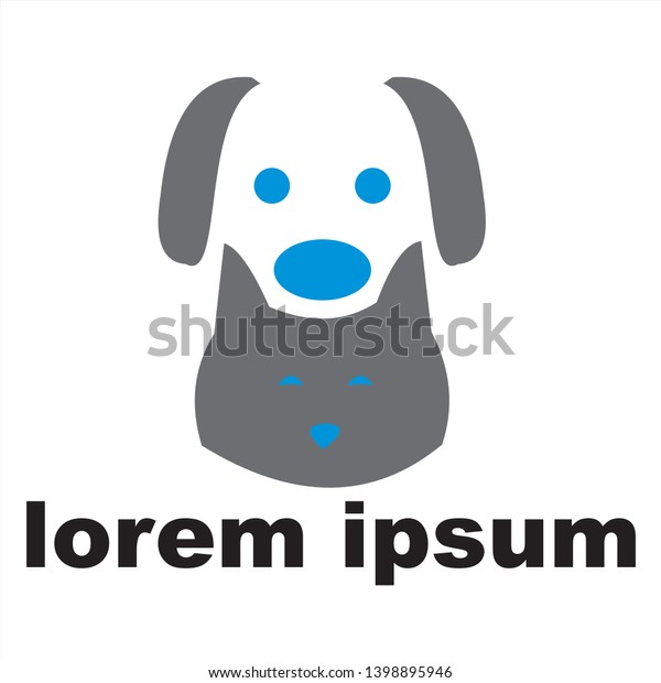 Unified Cat Dog Logo Stock Vector (Royalty Free) 1398895946 | Shutterstock