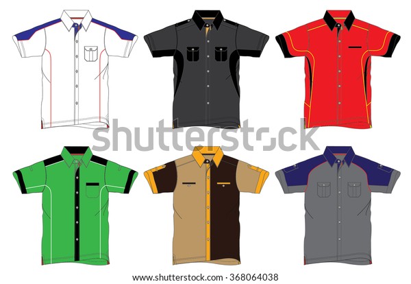 Uniform Shirt Design Stock Vector (Royalty Free) 368064038