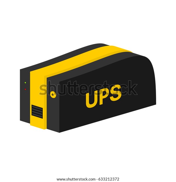 Uninterruptible Power Supply Illustration Ups Icon Stock Vector ...