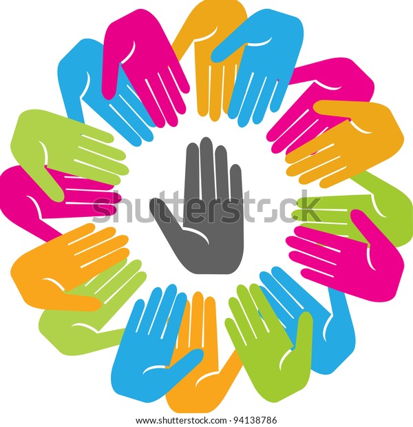 Union Concept Bringing People Together Around Stock Vector (Royalty ...