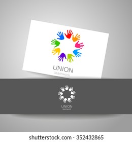 Union Logo Design Template Idea Sign Stock Vector (Royalty Free ...