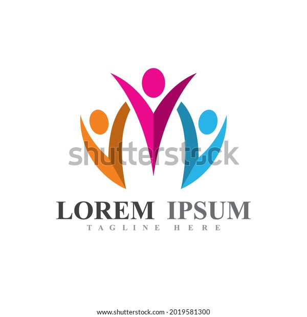 Union Teamwork Logo Symbol Vector Image Stock Vector (Royalty Free ...