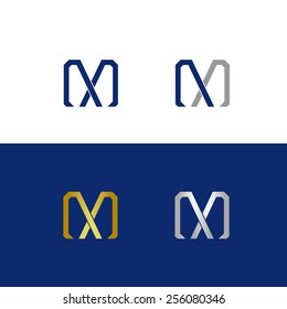 Unique Abstract Letter M Stock Vector (Royalty Free) 256080346 ...