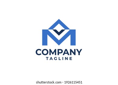 Unique Abstract Letter M Logo Stock Vector (Royalty Free) 1926115451 ...