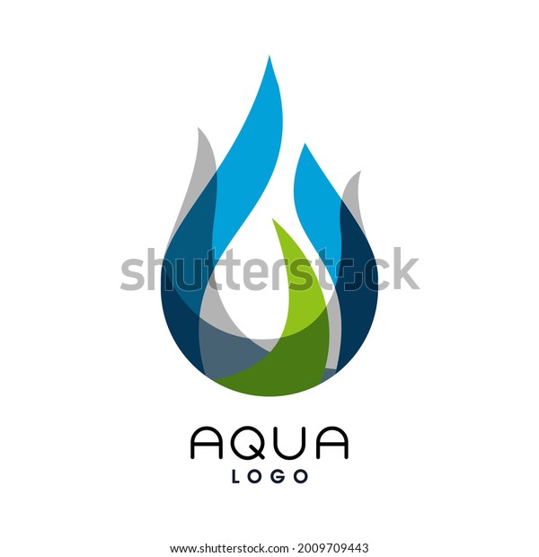 Unique Abstract Water Logo Like Fire Stock Vector (Royalty Free ...