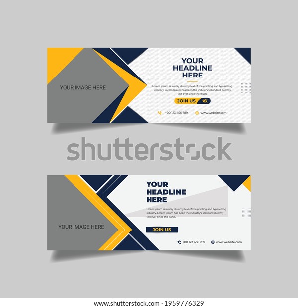 Unique Awesome Cover Heading Template Stock Vector (Royalty Free ...
