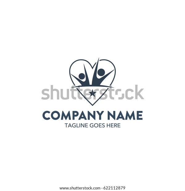 Unique Charity Logo Stock Vector (Royalty Free) 622112879 | Shutterstock