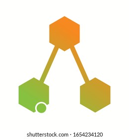 Unique Chemical Structure Vector Glyph Icon Stock Vector (Royalty Free ...