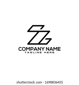 Unique Creative Z Letter Logo Template Stock Vector (Royalty Free ...