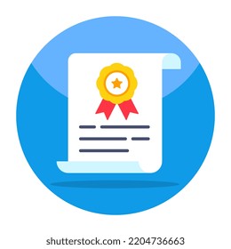 Unique Design Icon Certificate Stock Vector (Royalty Free) 2204736663 ...