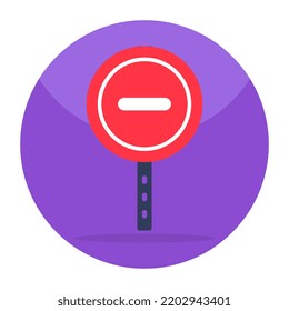 Unique Design Icon No Entry Sign Stock Vector (Royalty Free) 2202943401 ...